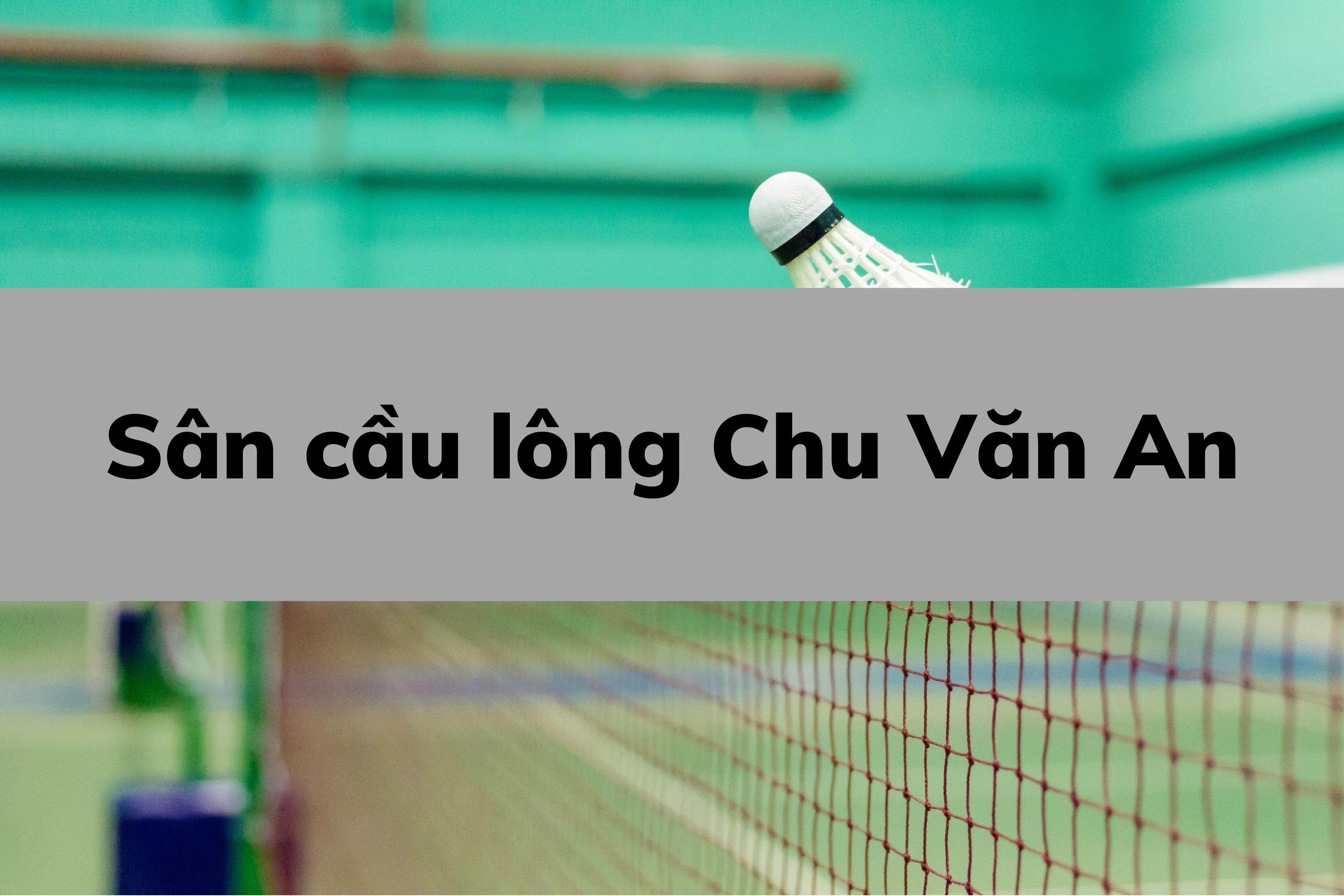 Sân cầu lông Chu Văn An, Bình Thạnh, Hồ Chí Minh